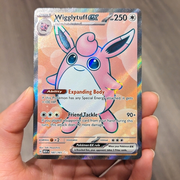 Pokemon | Toys | Pokemon 51 Wigglytuff Ex Full Art Rare Card 187165 ...